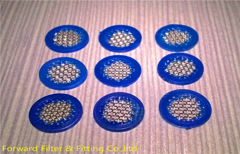 Galvanized Wire Mesh Filter Disc , SUS304 / 316 / 304L / 316L Stainless Steel Mesh Filters