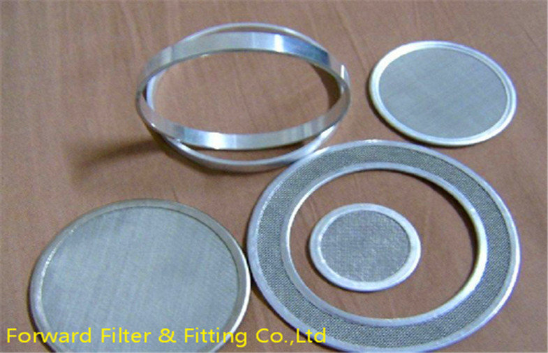 Petroleum Round Wire Mesh Filter Disc , SUS304 Stainless Steel Mesh Filter