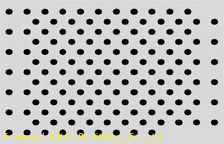 Customized Round Hole Perforated Metal Sheet With 0.1-200mm Aperture
