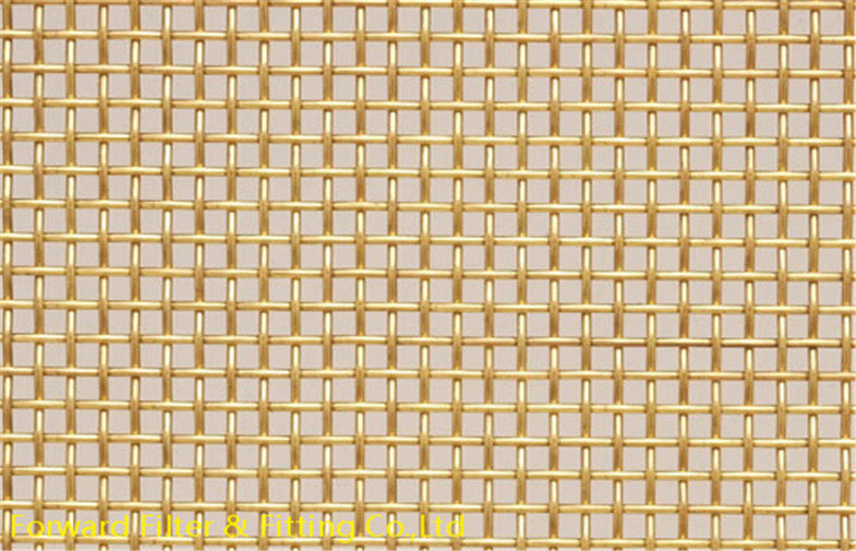 Mining Liquid And Gas Wire Mesh Filter Screen With Aluminum Alloy / Copper / Brass