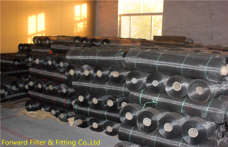 Chemical Industrial Epoxy Coated Wire Mesh With Smooth Surface , Iron Wire Mesh