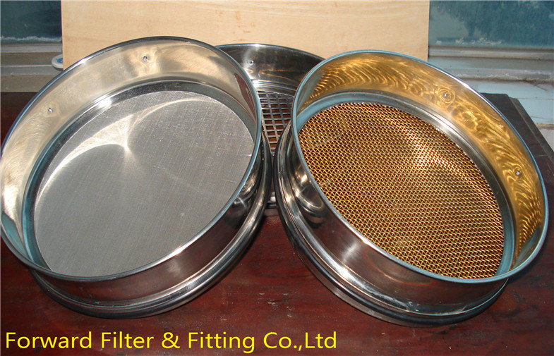 Wire Mesh Test Sieve / Perforated Plate Test Sieve for Pharmacy Testing