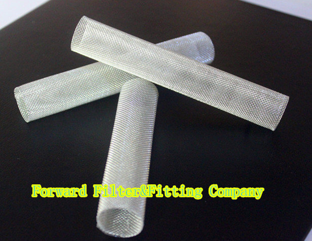 304 / 316 Stainless Steel Wire Mesh Tubing For Filtration / Perforated Metal Pipe