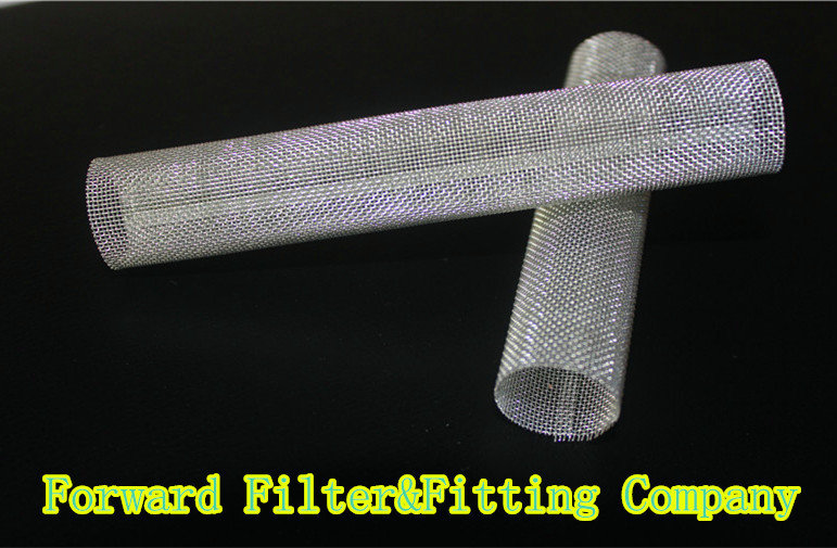 Galvanized Mild Steel Wire Mesh Tube PVC Coated For Filter Cylinder