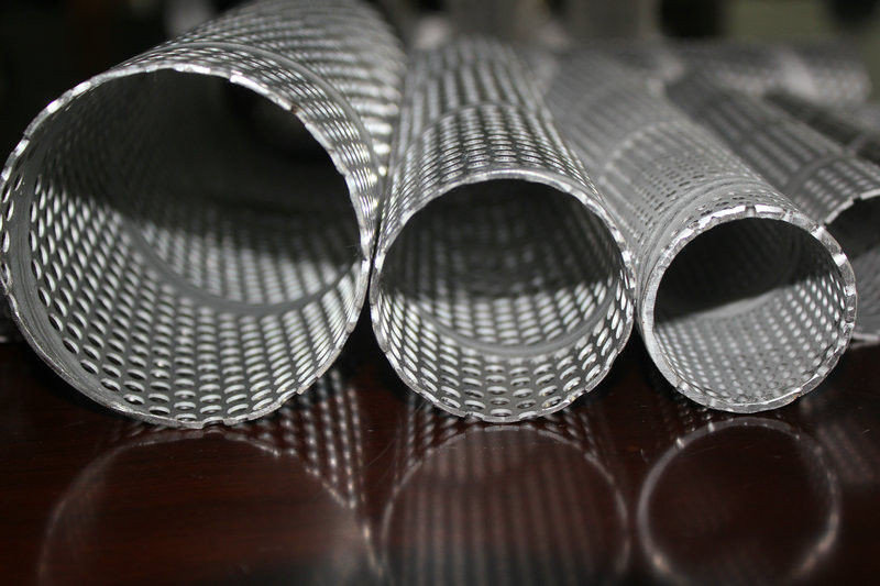 316L / 304 Stainless Steel Punching Pipes For Automobile / Motorcycle Silencers