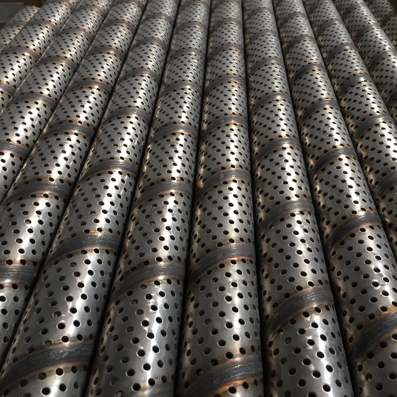 Industrial Structure Perforated Metal Tube Mill , High Frequency Welding