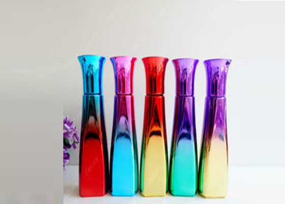 Frosted Refillable Perfume Atomiser Spray Screw Seal With UV Plastic Cap