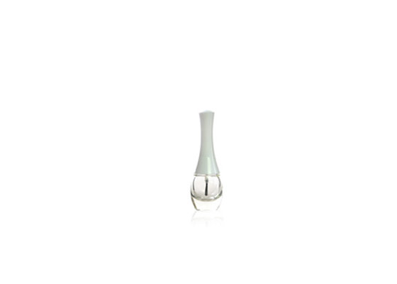 10ml Custom Made Nail Polish Bottles Plastic Red Blue White Caps With Brush