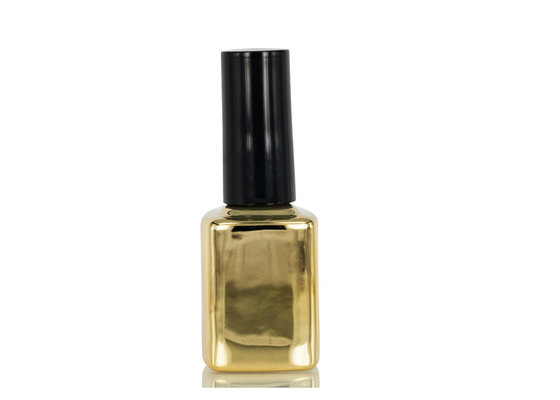 Screw Sealing Empty Glass Nail Polish Bottles 12ml Customized Surfuce Treatment