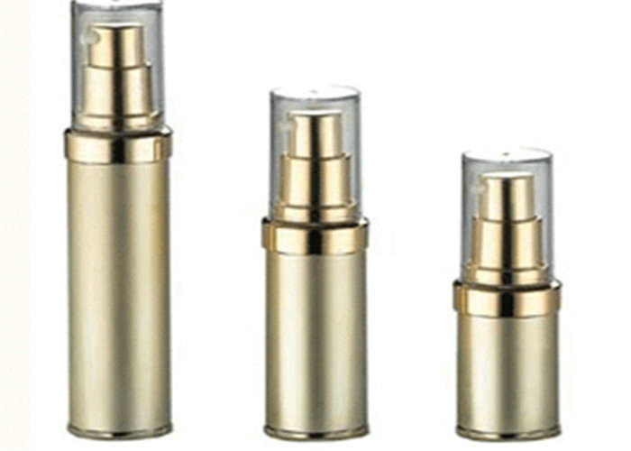 PP White Airless Cosmetic Bottle With Transparent Cap for Cometic Packaging AM-ACP
