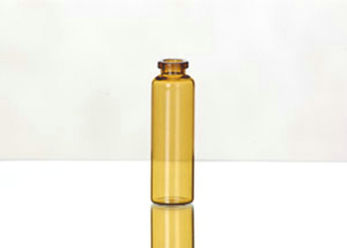 Custom 20ml, 30ml Tawny Comestic Ampere Amber Glass Bottles With DIN 18mm Amber Drop