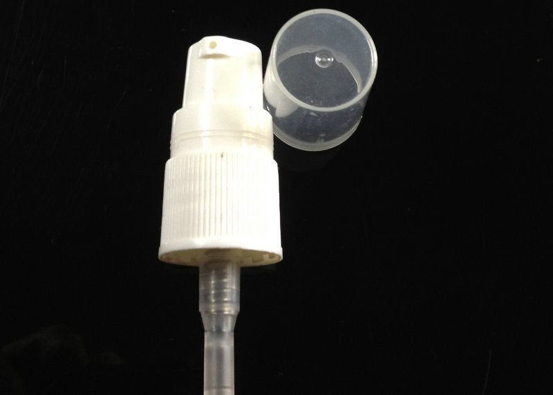 Plastic PP 16/410 Fine Mist Sprayer Head / Bottle Dispenser Pump With 0.1ml-0.2ml