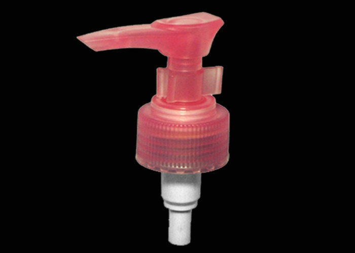 Red 13mm - 28mm PP Plastic Fine Manual Aerosol Foaming Soap Pump For Cosmetic Package