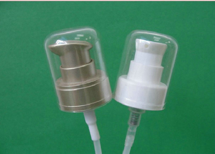 Aluminum PP Plastic Fine Manual Aerosol Foaming Soap Pump For Cosmetic Package