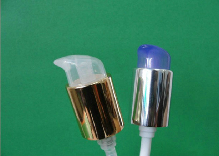 Silver PP Plastic Fine Manual Aerosol Foaming Soap Pump With 13mm - 28mm,  0.2ml - 6.0ml