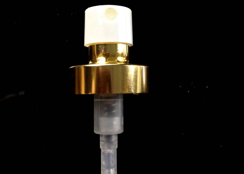 Hdpe Dip Tube, PP 15mm Aluminum / Plastic Fine Mist Perfume Sprayer Pump For Cosmetic