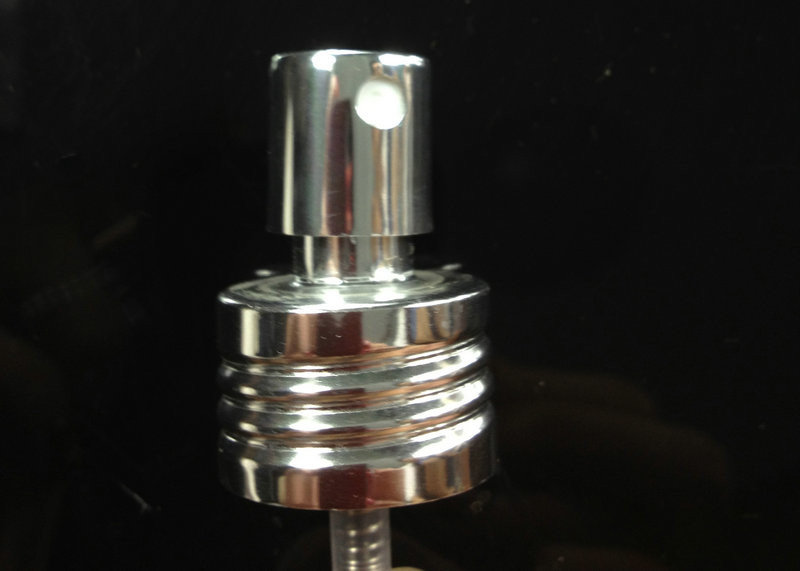 0.07 - 0.12ml/T, 20 / 410 Water Metal Perfume Bottle Spray Pump With Aluminm Cap Al-Co-004