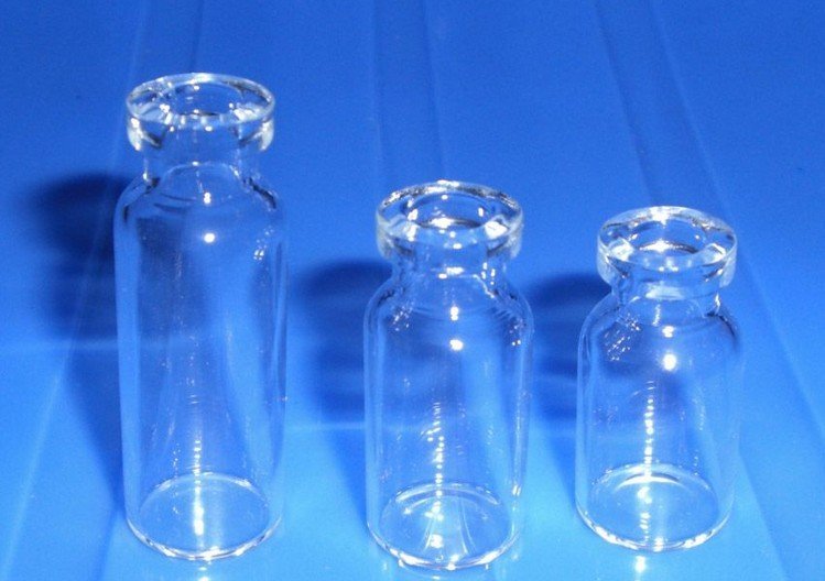Custom Clear / Amber, Pharmaceutical Screw Glass Bottles For Medical Packaging AM-MGB