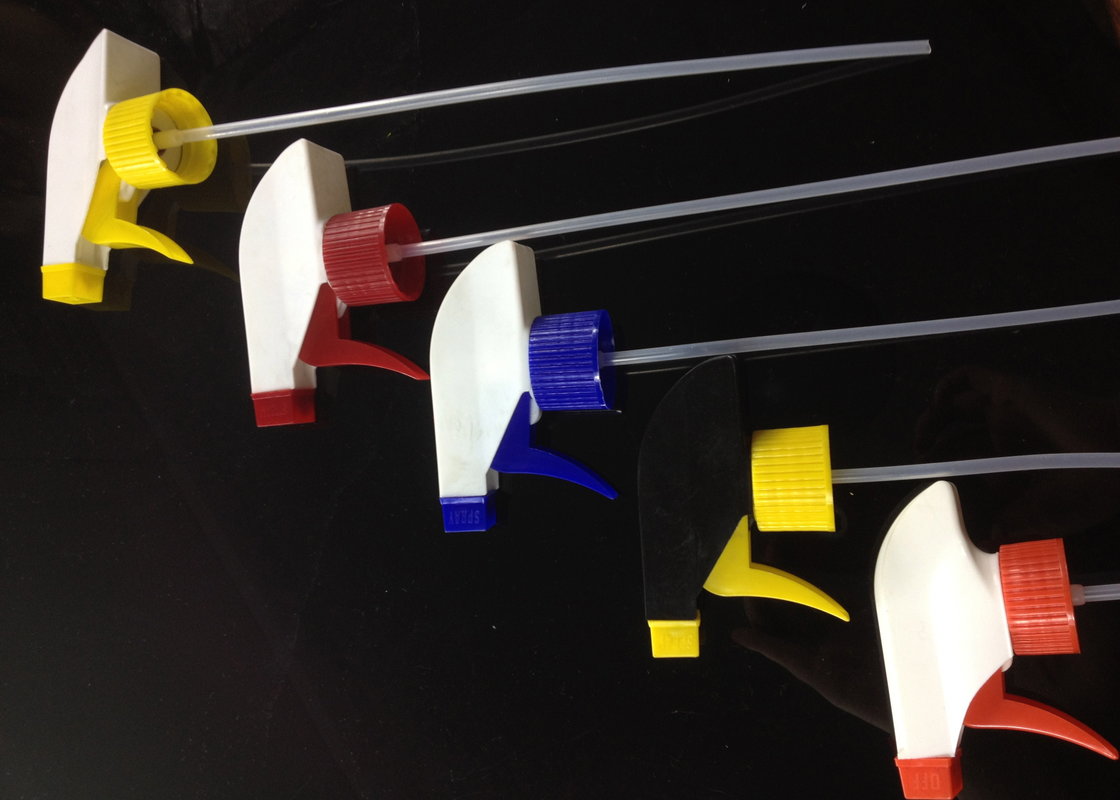White / Blue / Yellow, 28 / 410 Plastic PP Mini Trigger Sprayer For Room Cleaning AM-CP