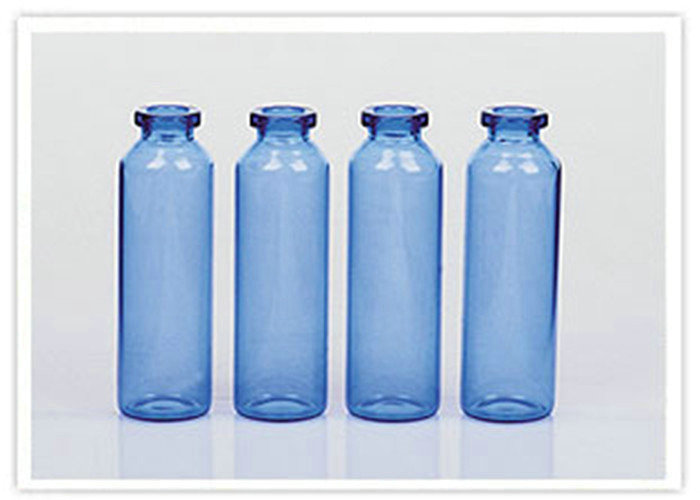 Blue 100ml Man Square Perfume Glass Bottle / Smaal Glass Vial For Car Decoration / Gift