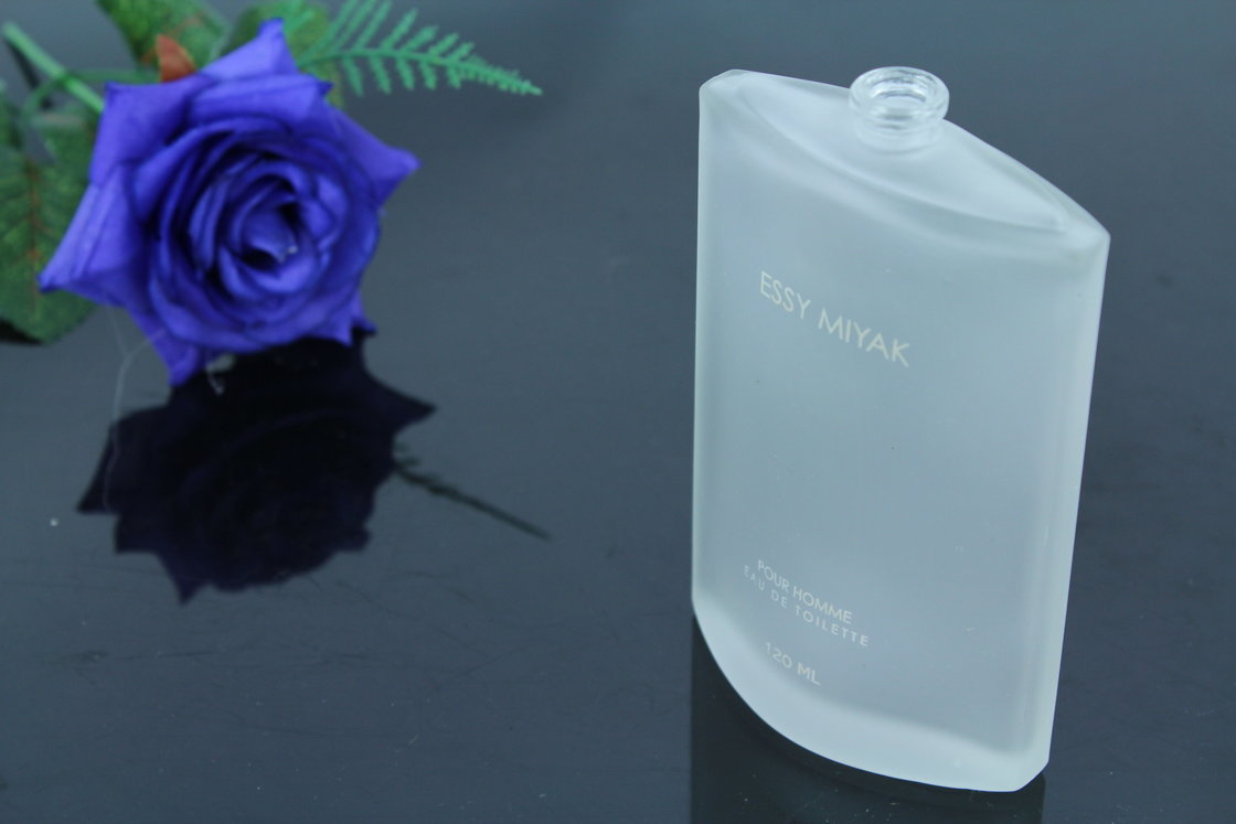 150ml Frosted Perfume Small Glass Vial Bottle With Crimp-on Perfume Sprayer For Cosmetic