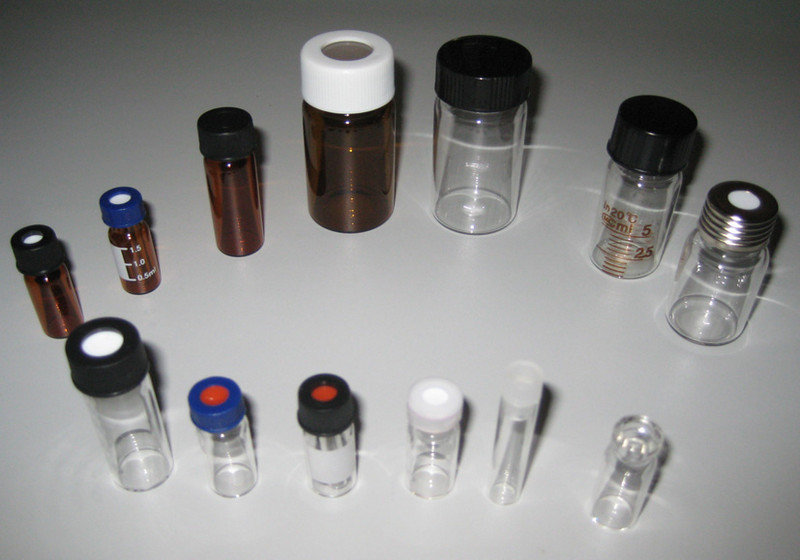 Bright Color Perfume Glass Bottle / Small Glass Vial With Crimp-on Perfume Sprayer
