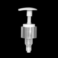 Metal PP Lotion Dispenser Pump , white 6.0ml 38/410 dispensing liquid pump