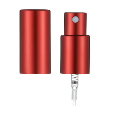 Glass Bottle Perfume Spray Pump 18/415 Screw Aluminum Red Metal Cap