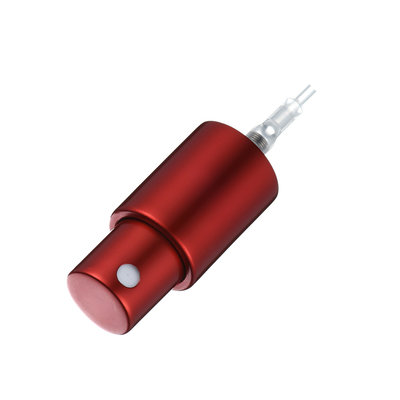 Glass Bottle Perfume Spray Pump 18/415 Screw Aluminum Red Metal Cap