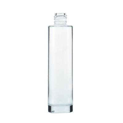 Cylinder Crystal Glass Perfume Bottles Silkprint Or Hotstamping Logo