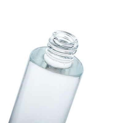 Cylinder Crystal Glass Perfume Bottles Silkprint Or Hotstamping Logo