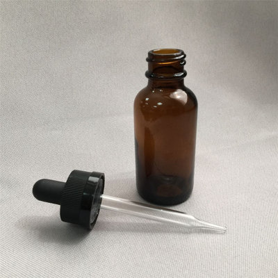 CRC Dropper Amber Glass Essential Oil Dropper Bottles Eco Friendly