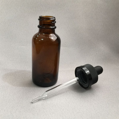 CRC Dropper Amber Glass Essential Oil Dropper Bottles Eco Friendly