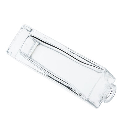 30ml 50ml 100ml Wholesale Cube Glass Perfume Bottles Crimp Version Perfume Glass Bottle