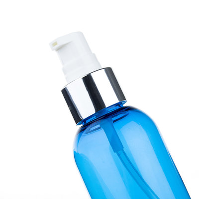 100ml Blue Clear PET Plastic Perfume Bottles , Plastic Fragrance Bottles