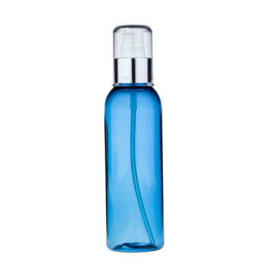 100ml Blue Clear PET Plastic Perfume Bottles , Plastic Fragrance Bottles