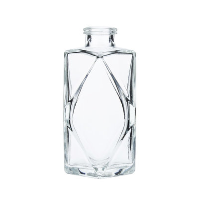 OEM Crimp Version Glass Perfume Bottles 100ml Perfume Glass Bottle