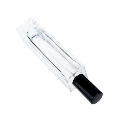 Cheap Screw Glass Perfume Bottles Transparent Cylinder With 18/415 Sprayer