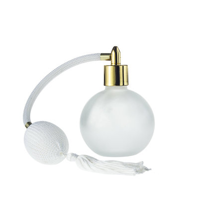 Round Colorless Bulb Perfume Bottle Glass Atomiser Bottles SGS Approve
