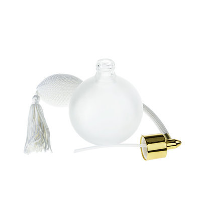 Round Colorless Bulb Perfume Bottle Glass Atomiser Bottles SGS Approve