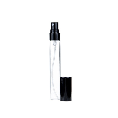 ISO9001 20Ml Portable Perfume Spray Bottle With Metal Black Pump / Cap