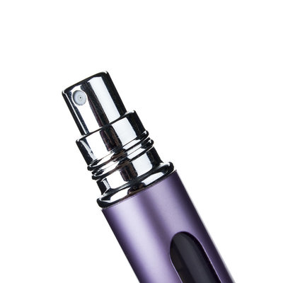 5ML Aluminum Travel Perfume Atomizer With Shinning Line Logo Engraved