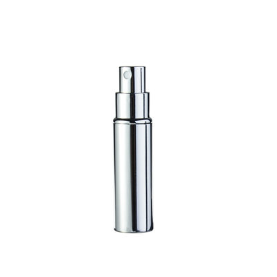 10ml Metal Silver Travel Perfume Atomizer Bottle Silk Screening Printing