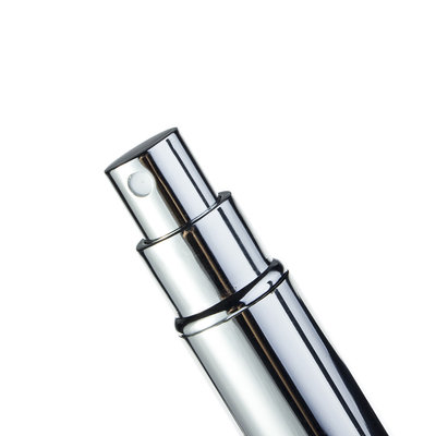 10ml Metal Silver Travel Perfume Atomizer Bottle Silk Screening Printing