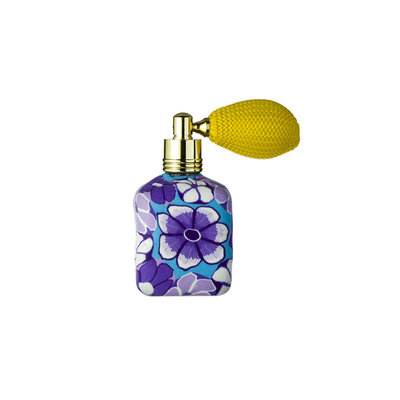Gift 15ml Clay Perfume Bottles Screw Cap High Resoulation Printing