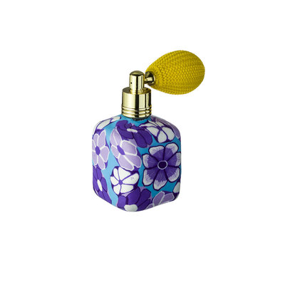 Gift 15ml Clay Perfume Bottles Screw Cap High Resoulation Printing