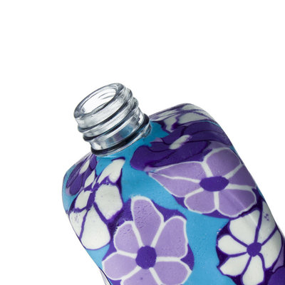 Gift 15ml Clay Perfume Bottles Screw Cap High Resoulation Printing