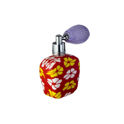 Refillable Mini Clay Perfume Bottles Fragrance Bottles With Bulb Spray Pump