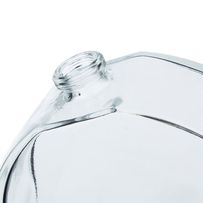 100ml Oval Clear Crimp Spray Perfume Bottle Screen Printing Surface
