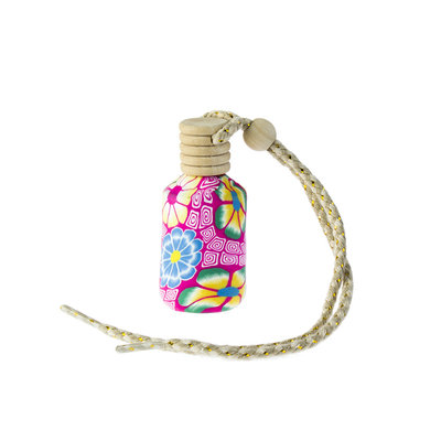 Wooden Cap Protable Car Perfume Bottle Little Perfume Glass Bottle